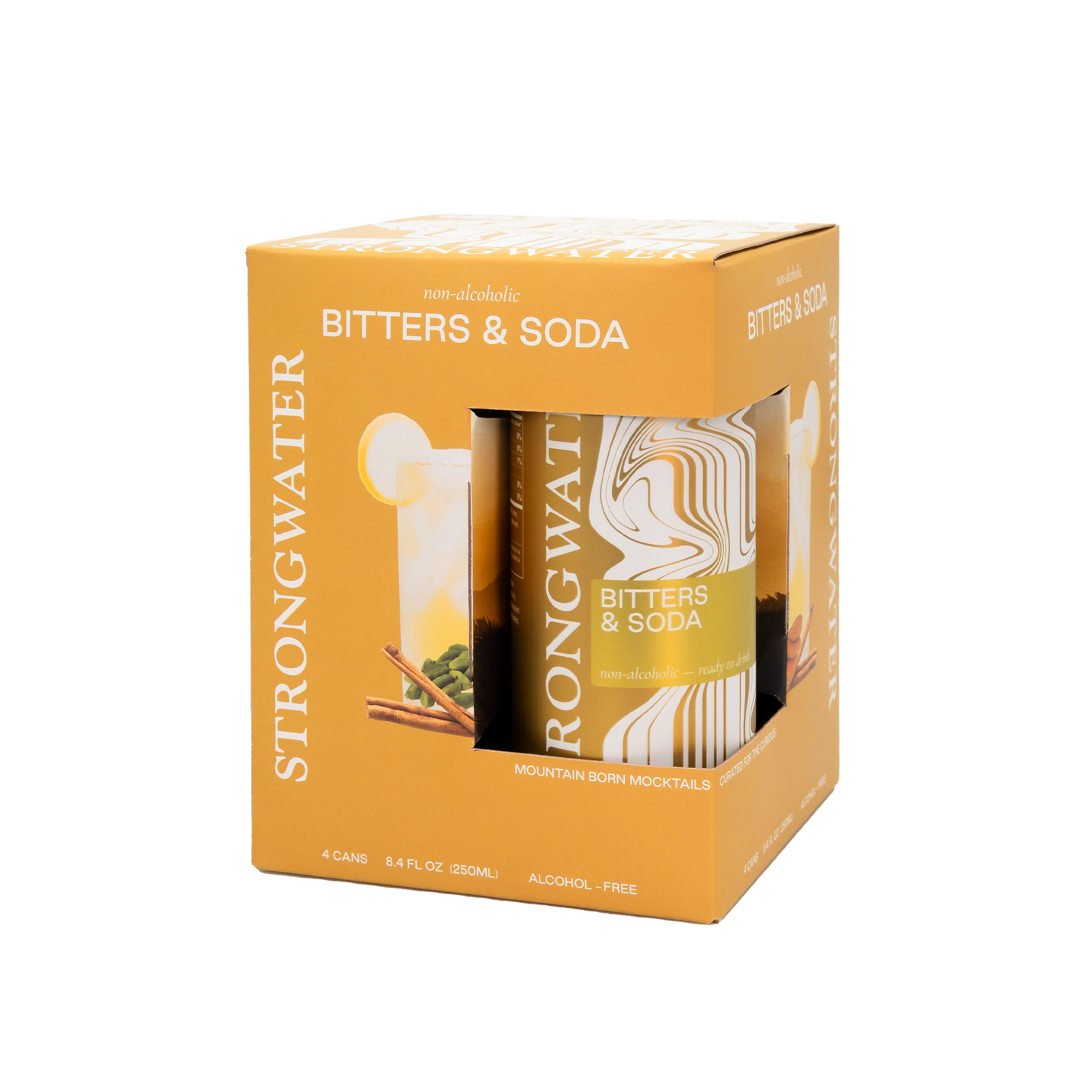 Strongwater Sparkling Bitters & Soda (non-alcoholic) – Base Camp Wine & Co.